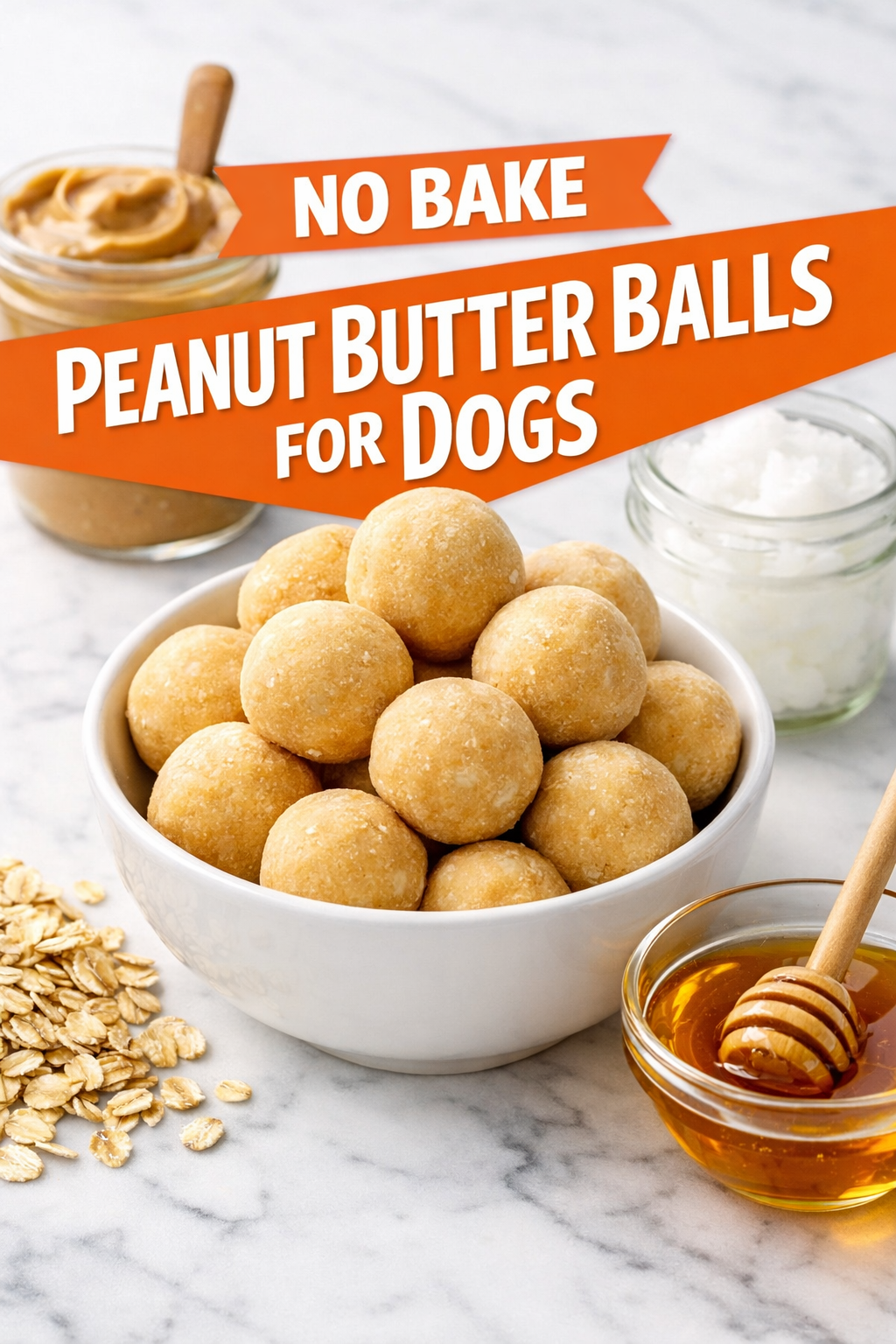 Peanut Butter Balls For Dogs - Step-by-Step Homemade Recipe